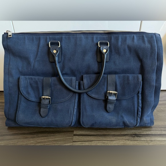 Hook & Albert | Bags | Hook Albert Leather Garment Weekender Bag Mens ...